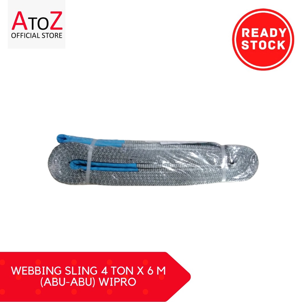 Jual WEBBING SLING 4 TON X 6 M (ABU-ABU) WIPRO | Shopee Indonesia