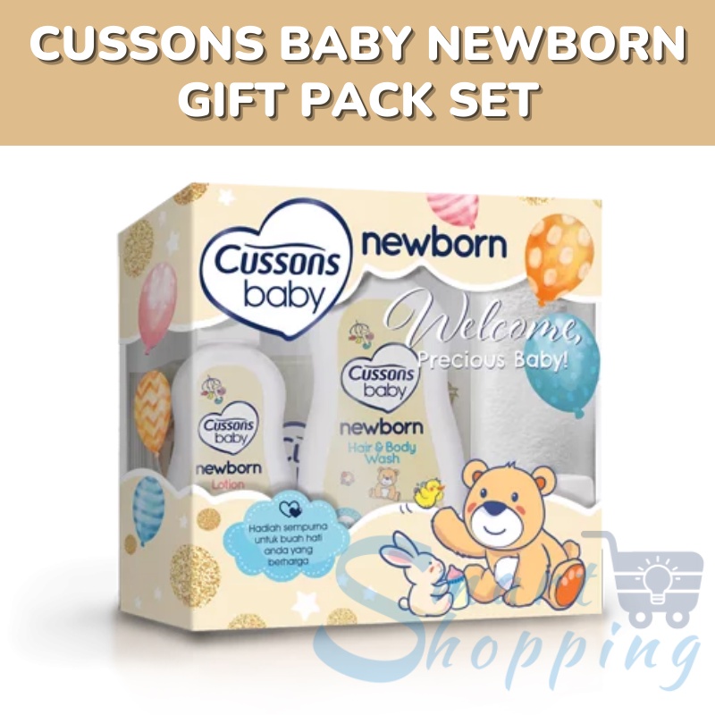 Jual CUSSONS BABY NEWBORN GIFT PACK SET / GIFT SET PERLENGKAPAN BAYI ...