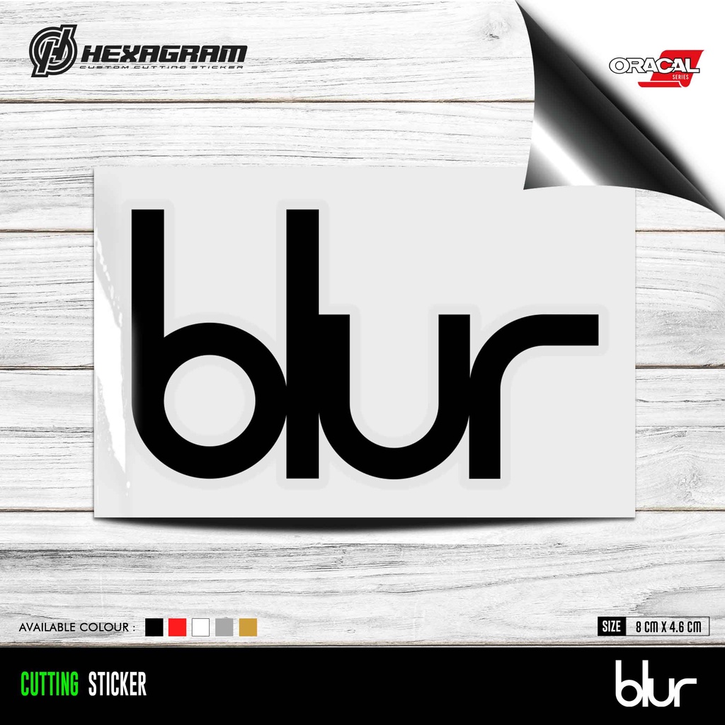 Jual Cutting Sticker Blur | Stiker Cutting Musik Blur | Blur | Shopee ...