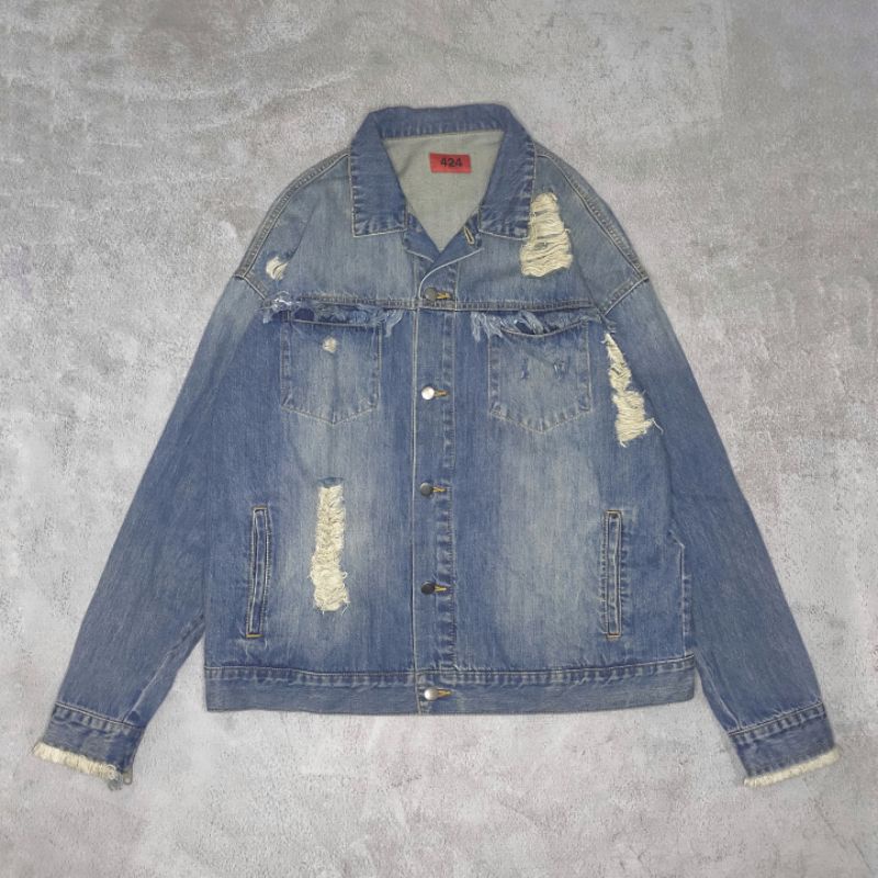 Jual 424 denim jacket | Shopee Indonesia