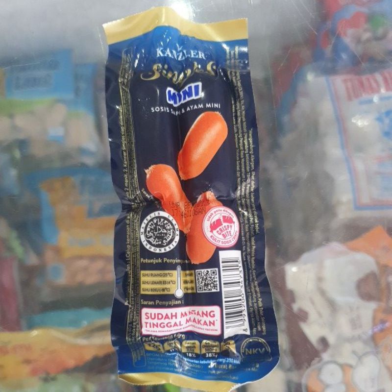 Jual Kanzler Single Sosis Mini 60gr | Shopee Indonesia