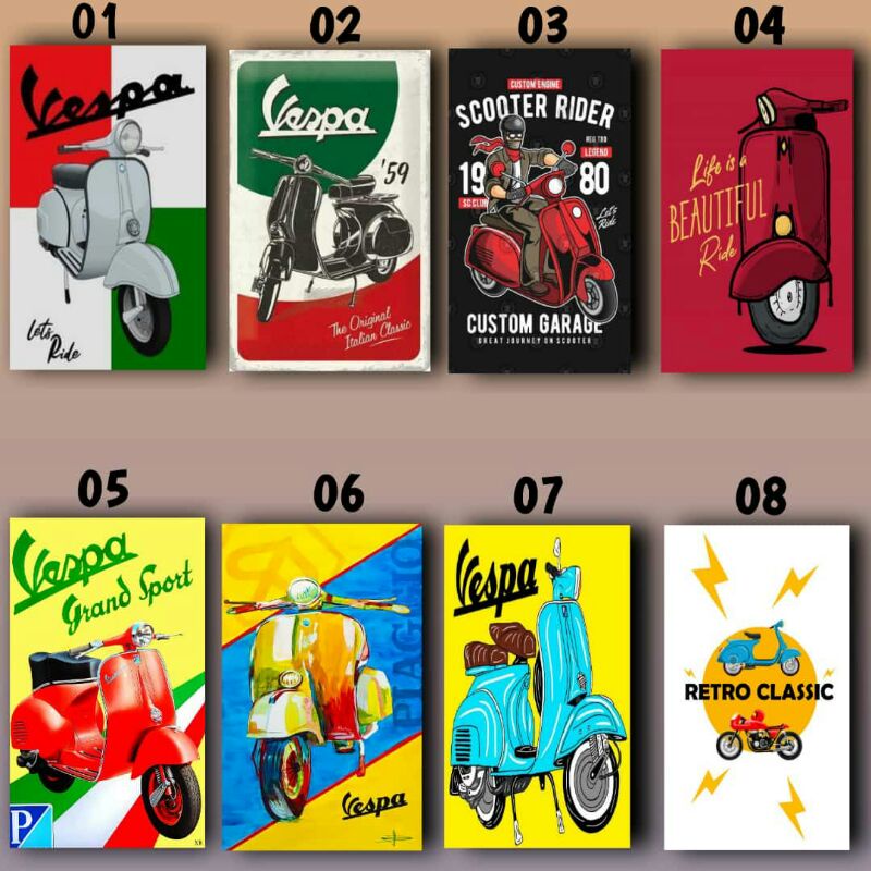 Jual Hiasan Dinding Motor Vespa Klasik | Shopee Indonesia