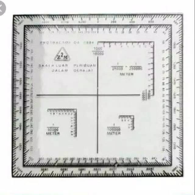Jual Protaktor Navigasi - Penggaris Peta - Alat bantu navigasi | Shopee ...