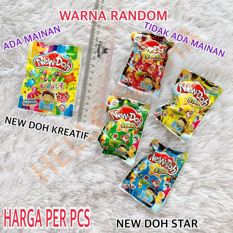 Jual (PRODUK BER-SNI) MAINAN NEW DOH RENCENG STAR & KREATIF FUN LUCU ...