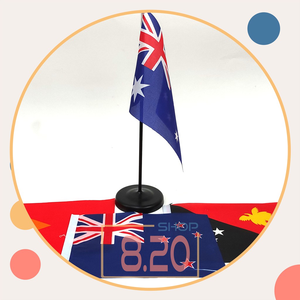 Jual Bendera Mini Meja / Standing Table Flag / Bendera Negara Oceania ...