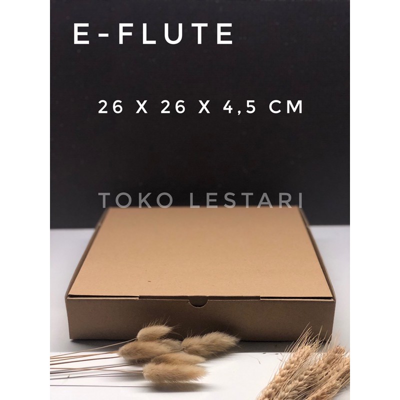 Jual Box Kardus E-Flute Coklat Untuk Packaging Olshop Sovenir Baju ...