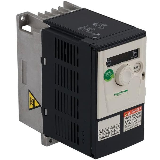Jual SCHNEIDER Inverter VSD ATV312H037M2 0,37 kw 1phase 220v | Shopee ...