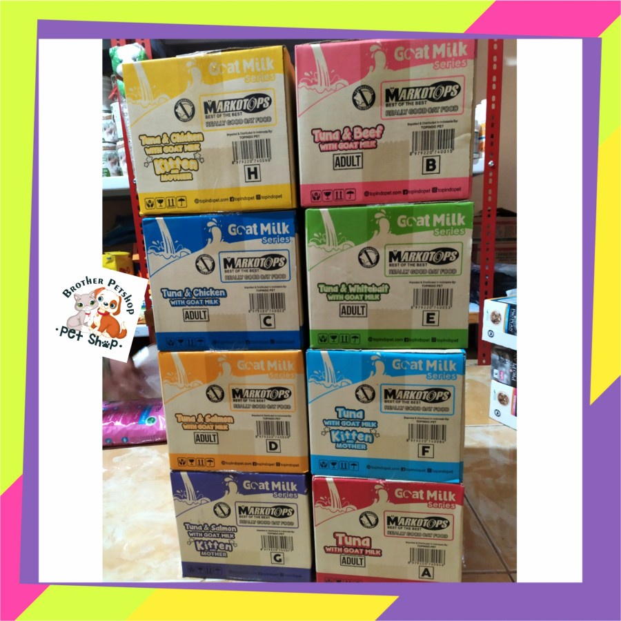 Jual Markotop Markotops Sachet Pouch 85gr 24pc Kucing basah wet ...
