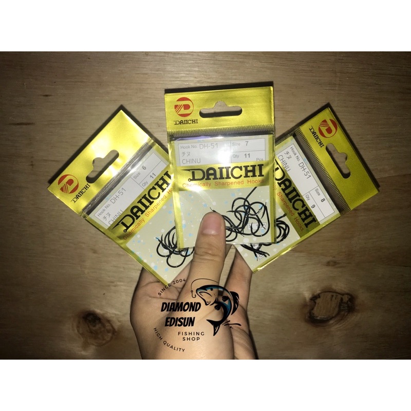 Jual KAIL DAICHI DH 51 HITAM TDK BERLUBANG | Shopee Indonesia