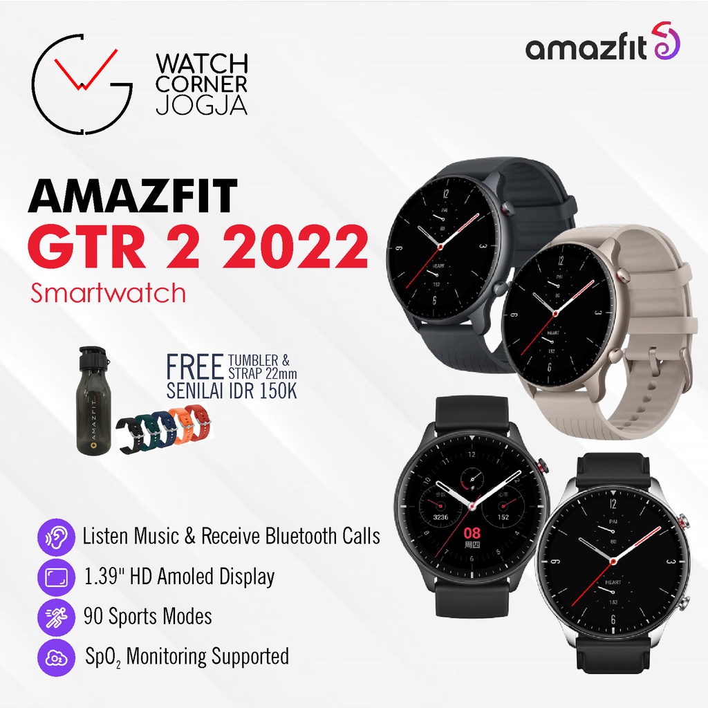 Jual Amazfit GTR 2 2022 ORIGINAL Smartwatch Global Version SpO2 GARANSI ...