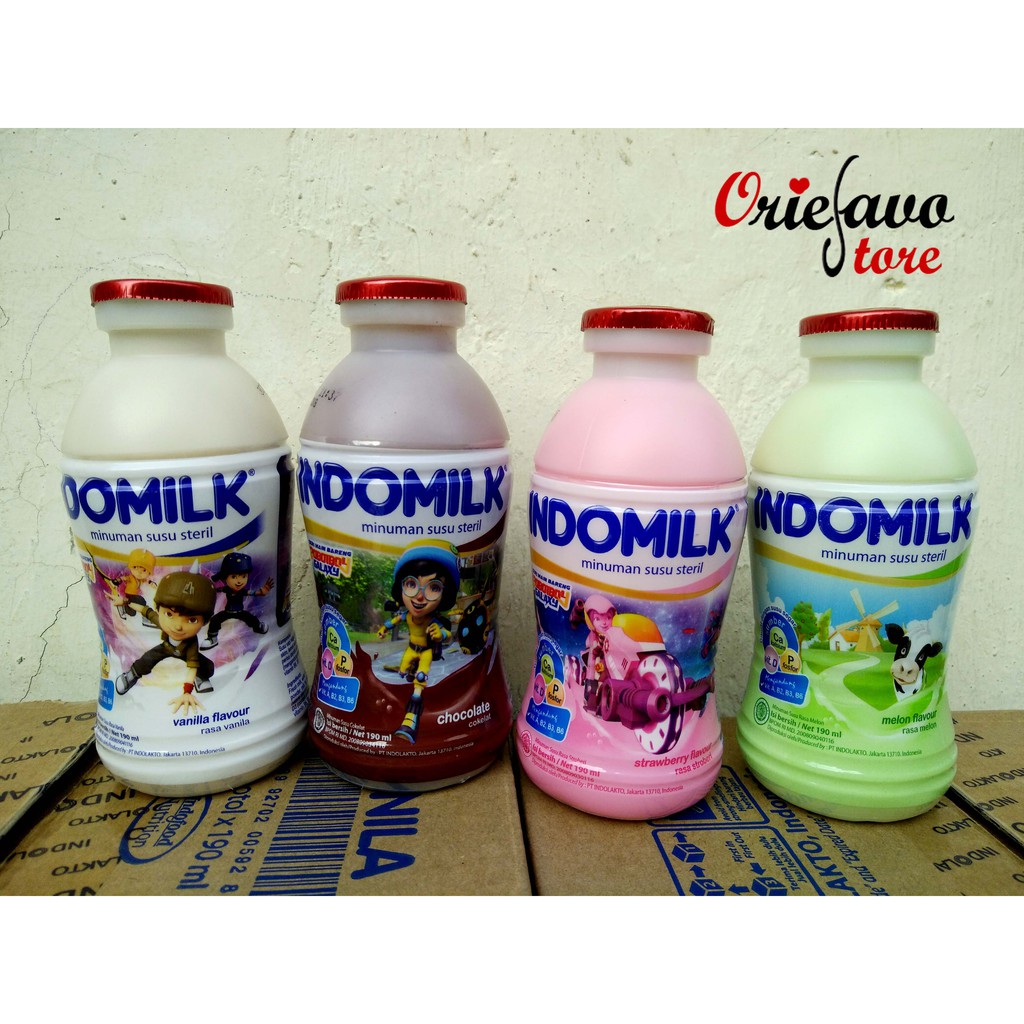 Jual Indomilk Botol 190 ml (PER 5 BOTOL) | Shopee Indonesia