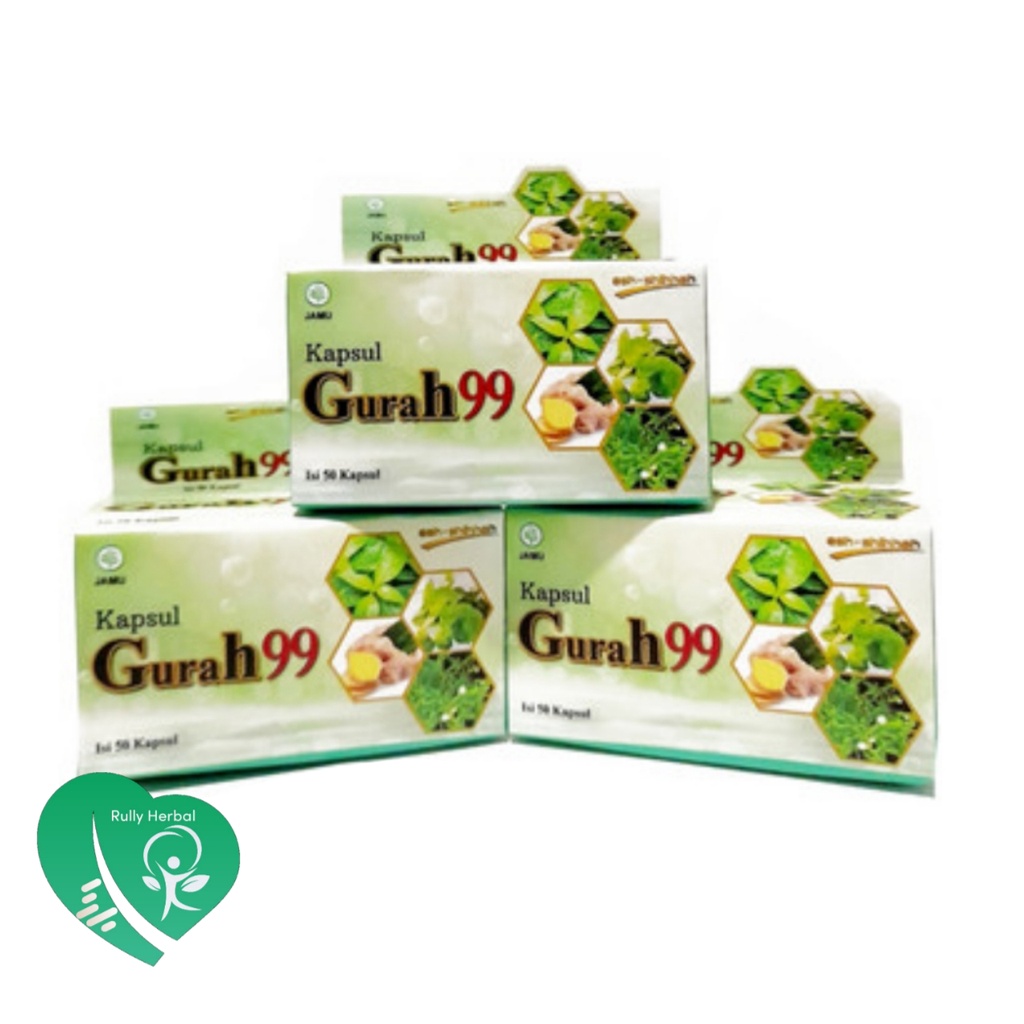 Jual Kapsul Gurah 99 Herbal Terapi Batuk Asma Flu Bronkhitis Sesak ...