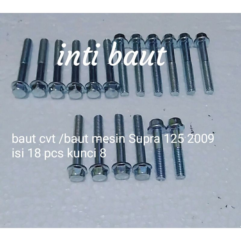 Jual baut cvt baut mesin Honda Supra 125 isi 18 pcs | Shopee Indonesia
