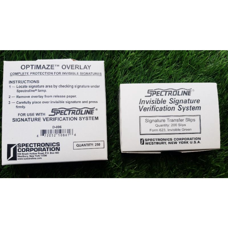 Jual Spectroline Overlay Signature satu set | Shopee Indonesia