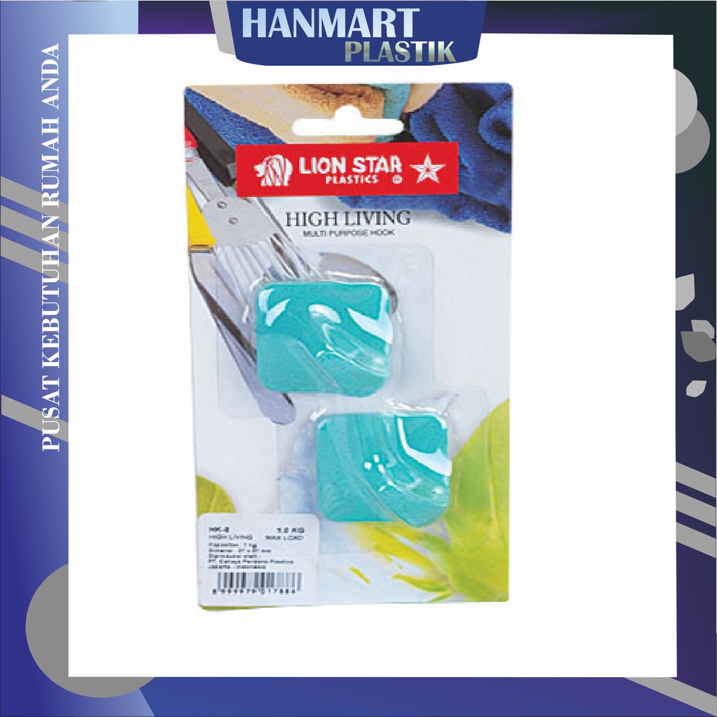 Jual Lion Star HK-8 Hanger Hook D - Gantungan Tempel (2 pcs) | Shopee ...