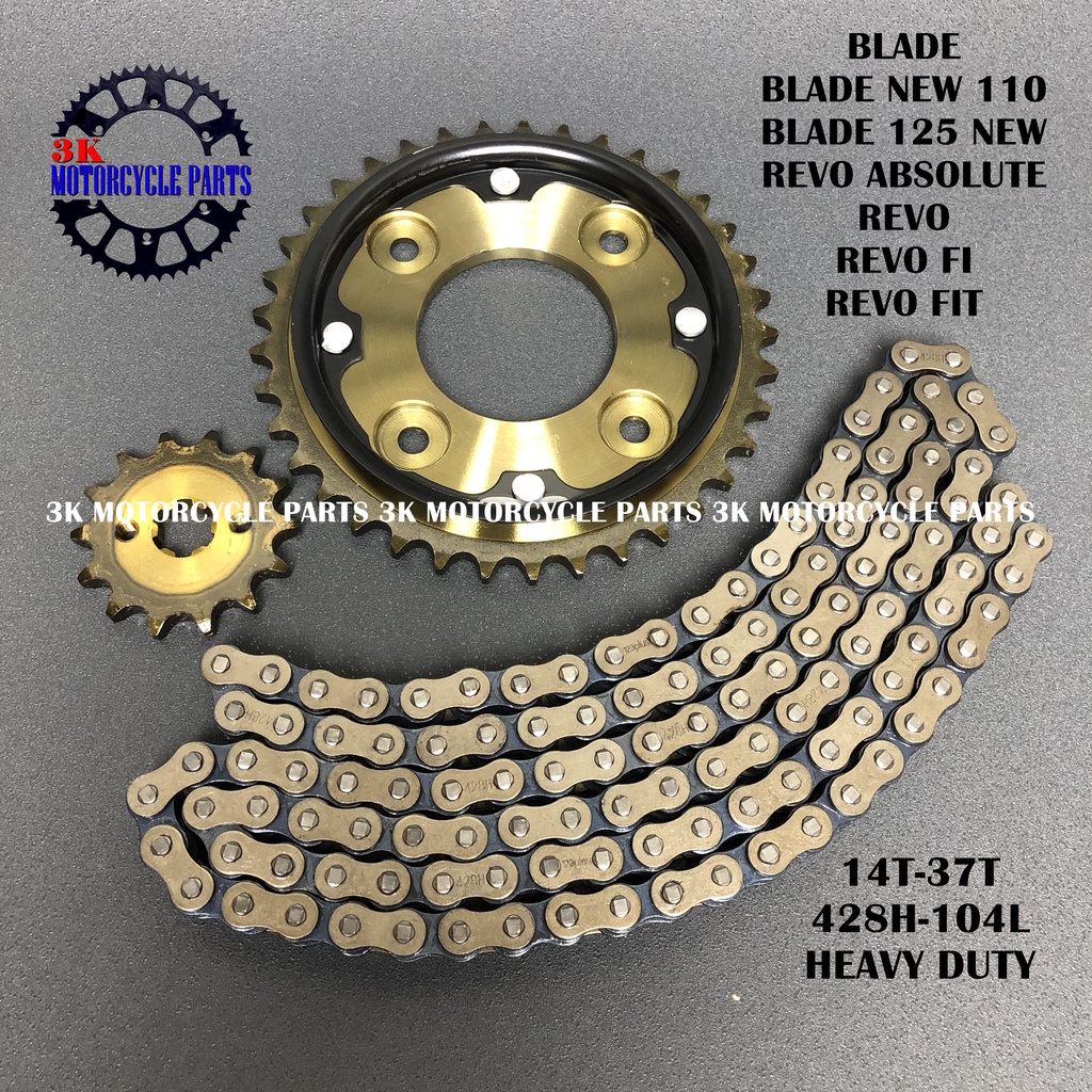 Jual GEAR GIR SET GEAR GIR PAKET BLADE NEW REVO 110 PGM FI BLADE NEW FI ...