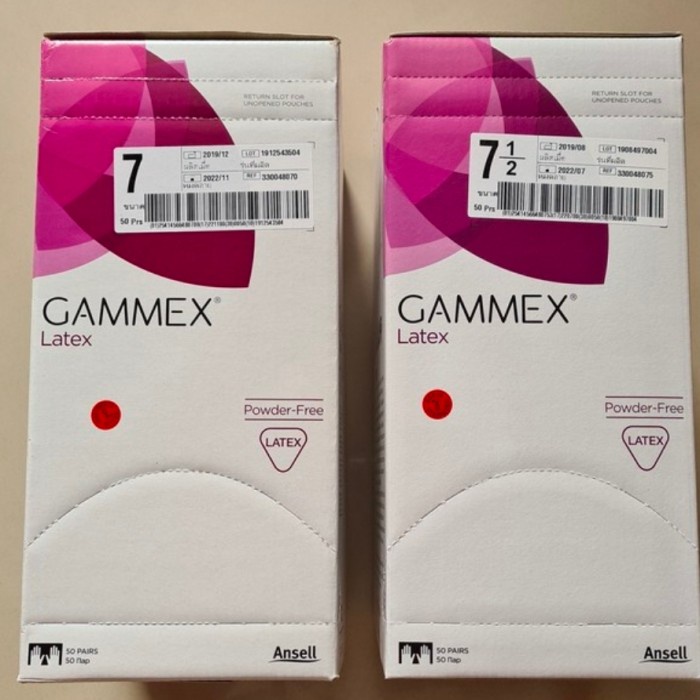 Jual Sarung tangan Steril Gammex box Free Powder Original Tanpa Powder ...
