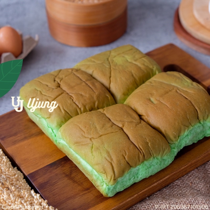 Jual Roti Kadet/Roti kukus pandan | Isi 4 | Shopee Indonesia