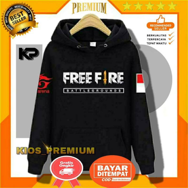Jual JAKET FREEFIRE MURAH / HOODIE FF TERLARIS / FREEFIRE BOOYAH ...