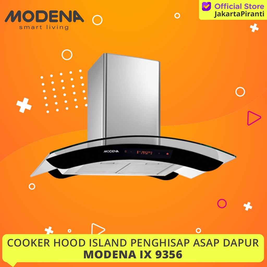 Jual Cooker Hood Island Penghisap Asap Dapur 90 cm Modena IX 9356 ...