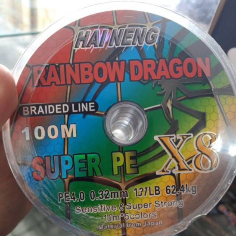 Jual Benang PE X8 Dragon Multi Calor Super kuat dan halus | Shopee ...