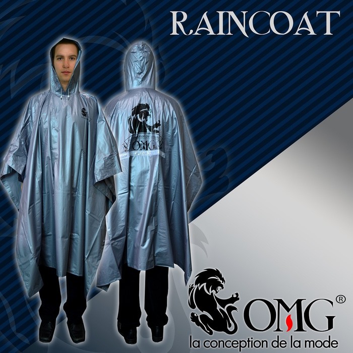 Jual Jas Hujan Poncho Batman Raincoat OMG 100% PVC Waterproof Scotlight ...
