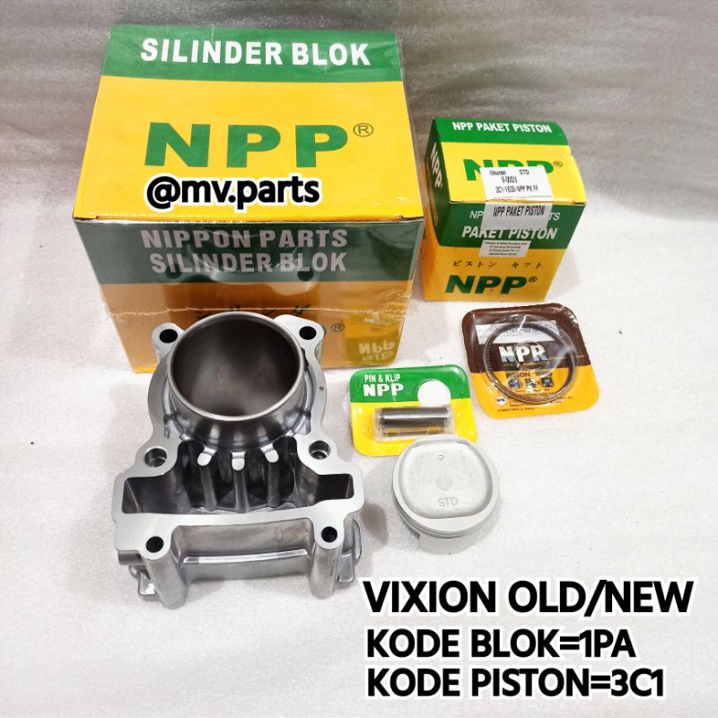 Jual Paket Blok Seher Cylinder Boring Piston Vixion Old Vixion New R15 V2 NVL Pnp Jupiter Mx old ...