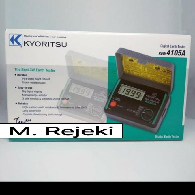 Jual Kyoritsu 4105A Digital Earth Resistance Tester | Shopee Indonesia