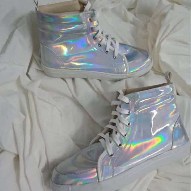 Jual Sepatu boots hologram kekinian murah | Shopee Indonesia