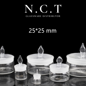 Jual Weighing Bottle Flat Shape | Botol Timbang Flat 25*25 mm | Shopee ...