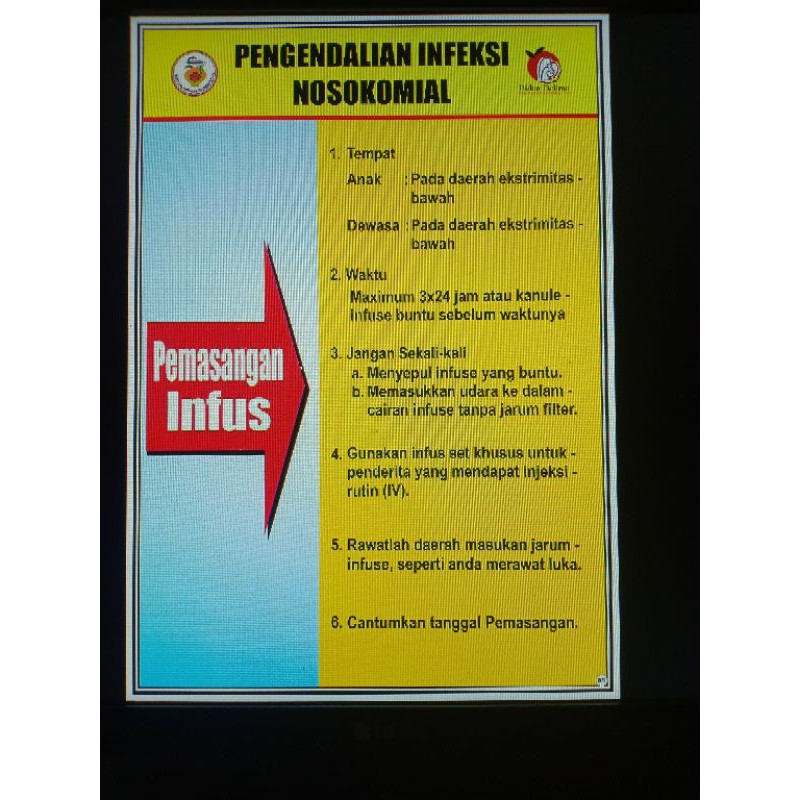 Jual POSTER PENGENDALIAN INFEKSI NOSOKOMIAL (85) | Shopee Indonesia