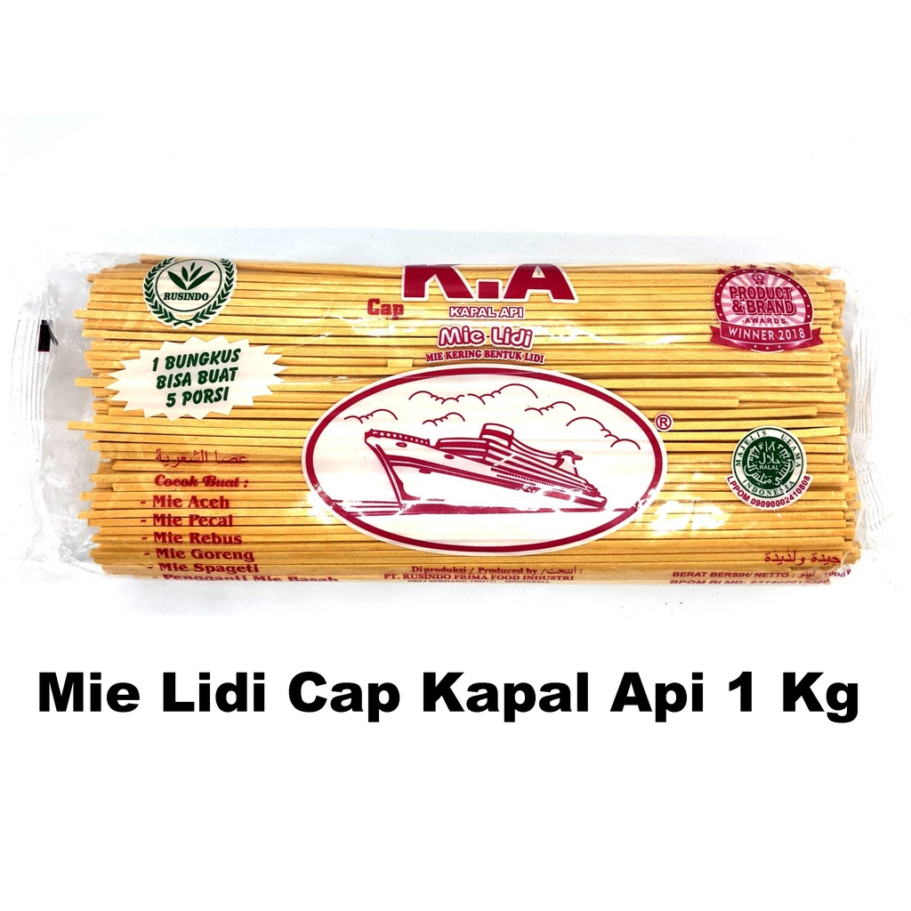 Jual Mie Lidi Cap Kapal Api 1 Kg - Mi Lidi KA 1 Kg | Shopee Indonesia
