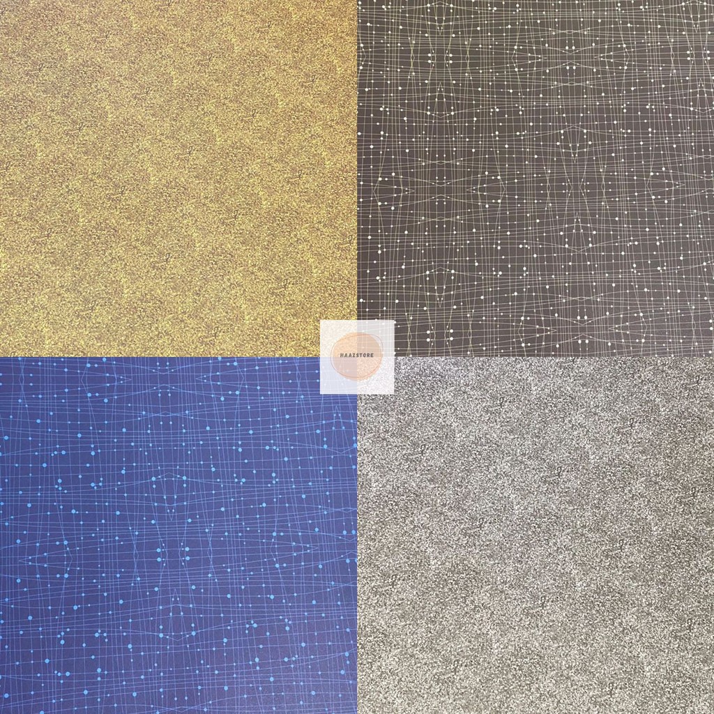 Jual KERTAS KADO SANSAN WAWA DOFF ISI 1 LEMBAR SILVER EMAS GARIS ...