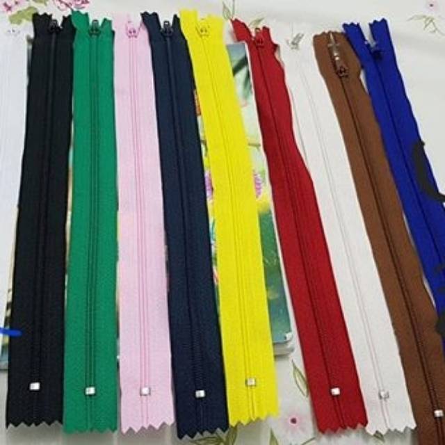 Jual Resleting Frc 32 YKK 10 inci warna warni ykk 25cm standard | Shopee Indonesia