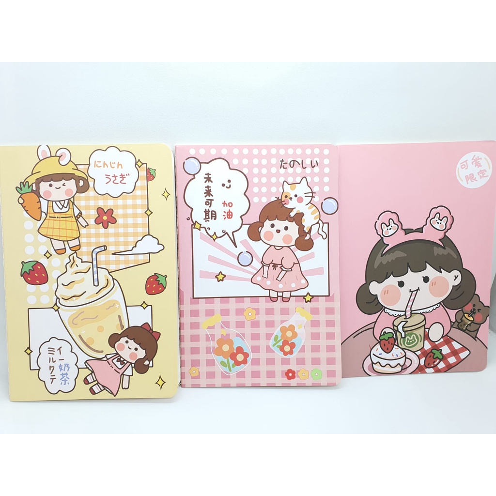 Jual Buku Notes Cute Cartoon Character Notebook Lucu Import A5 | Shopee ...