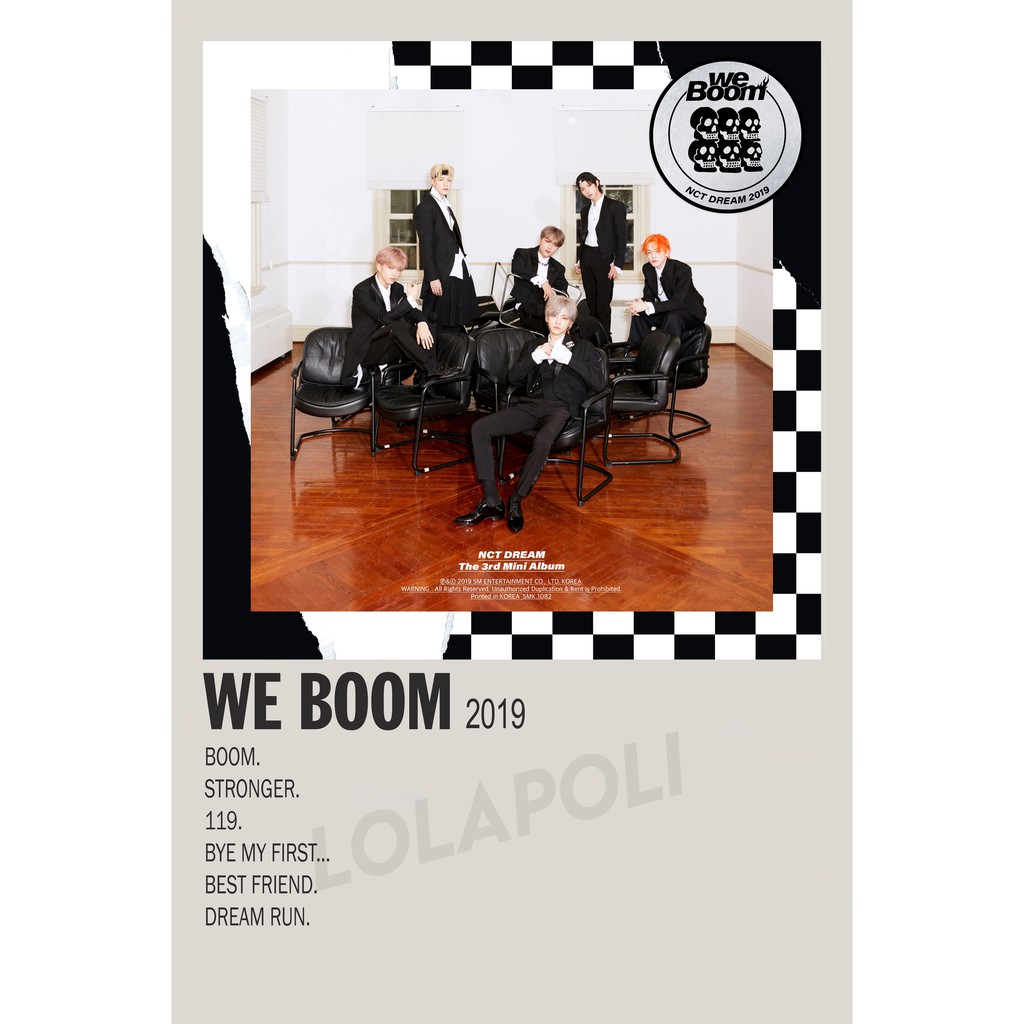 Jual Poster Cover Album K-Pop We Boom - NCT Dream | Shopee Indonesia