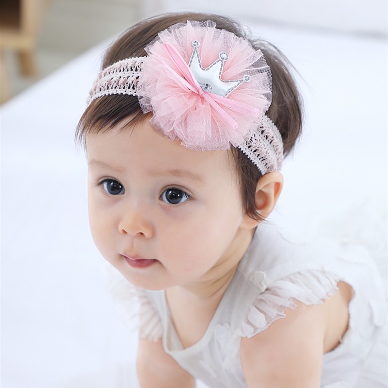 Jual Bandana Bando Headband Anak Bayi Newborn Flower Bloom | Shopee ...