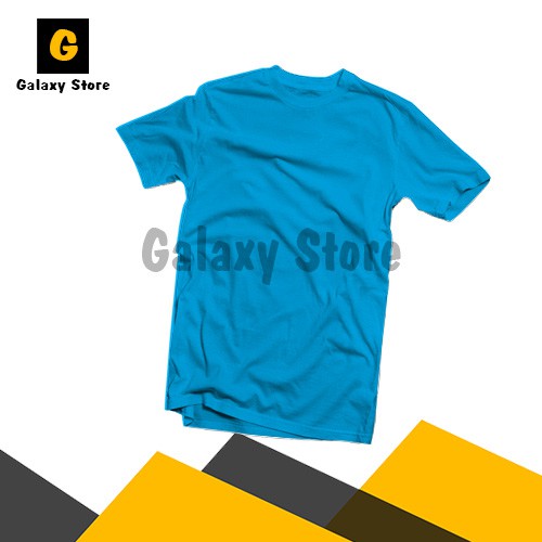 Jual Kaos Polos Biru Turkish Muda Cotton Combed 24s Premium Lengan ...