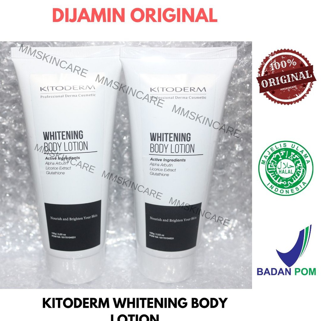 Jual KITODERM WHITENING BODY LOTION | Shopee Indonesia