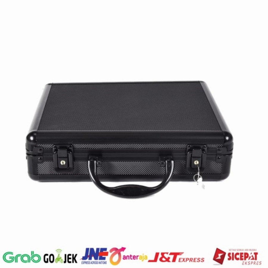 Jual HARDCASE BOX ALUMINIUM KOPER FULL BLACK /SILVER | Shopee Indonesia