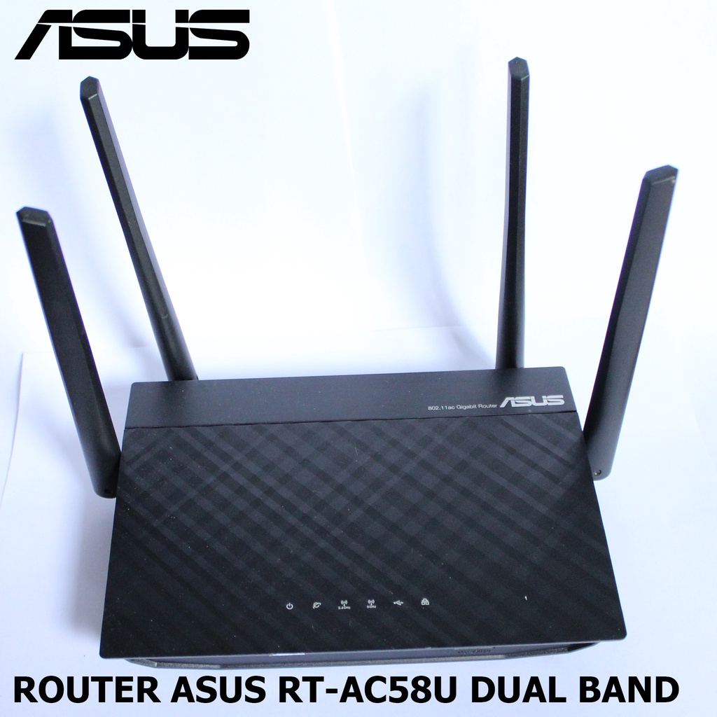 Jual ASUS RT-AC58U AC1300 Dual-Band Wi-Fi Router (BEKAS PROYEK ...
