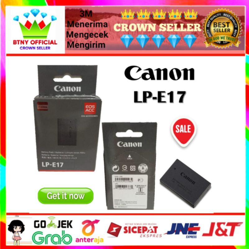 Jual Batteri Canon LP-E17 Battery LPE17 for Canon M3 M5 M6 200D ...
