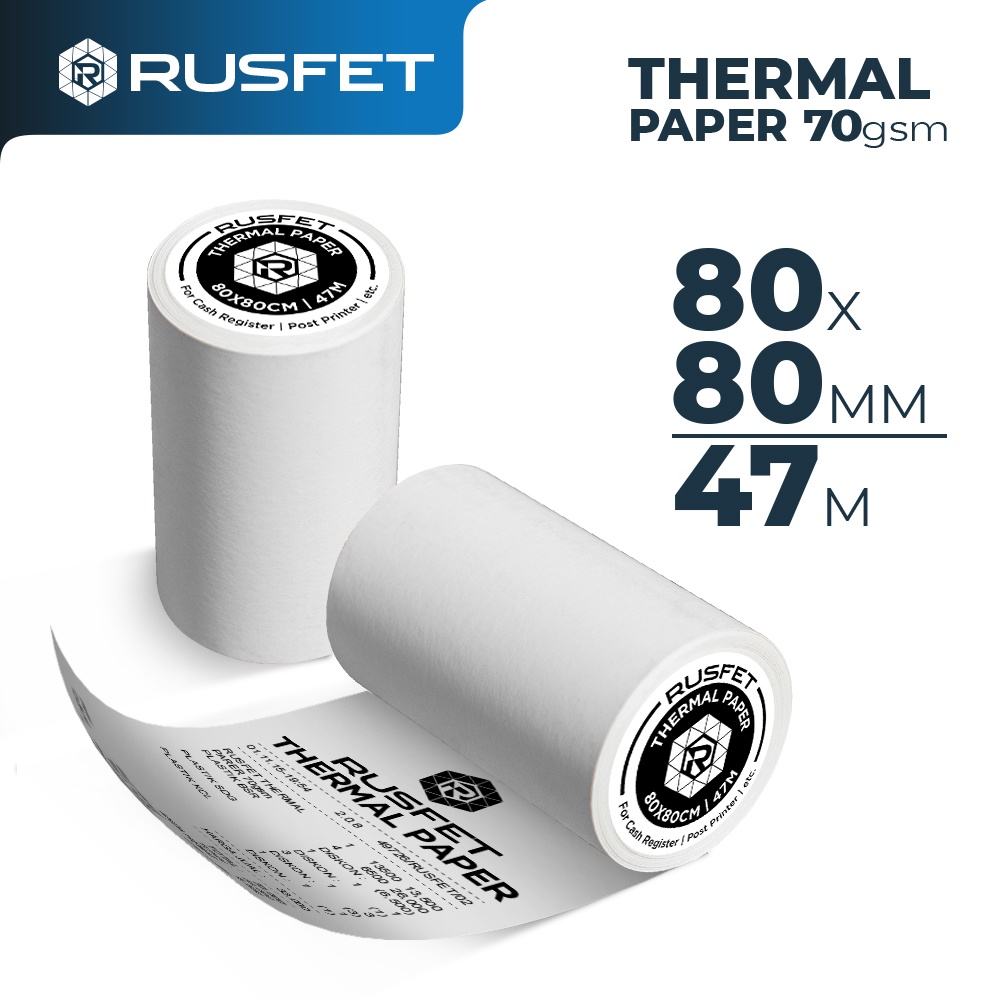 Jual Kertas Kasir 80x80 Thermal Paper Roll / Kertas Thermal Kasir ...