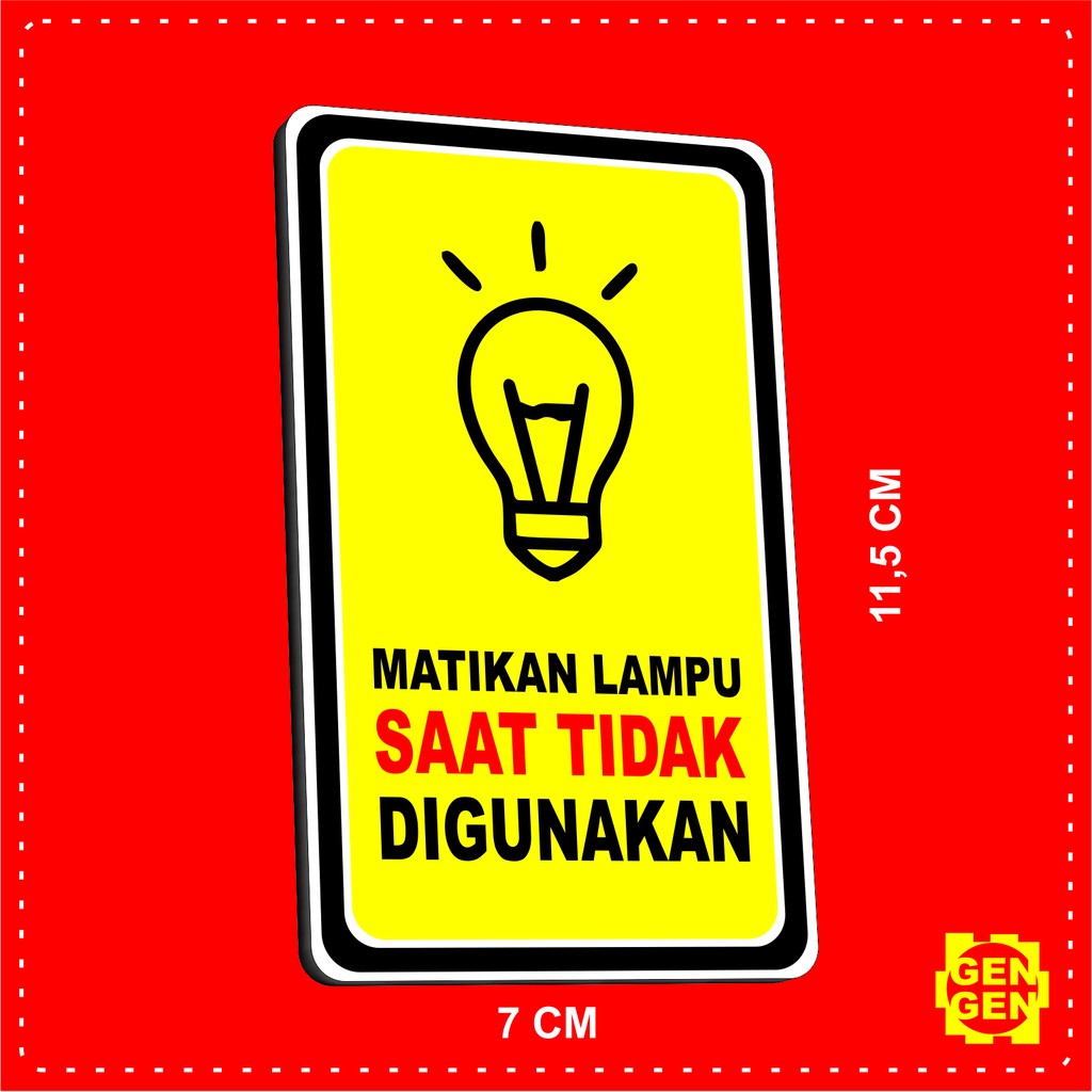 Jual MATIKAN LAMPU SAAT TIDAK DIGUNAKAN - KARET 2MM | Shopee Indonesia