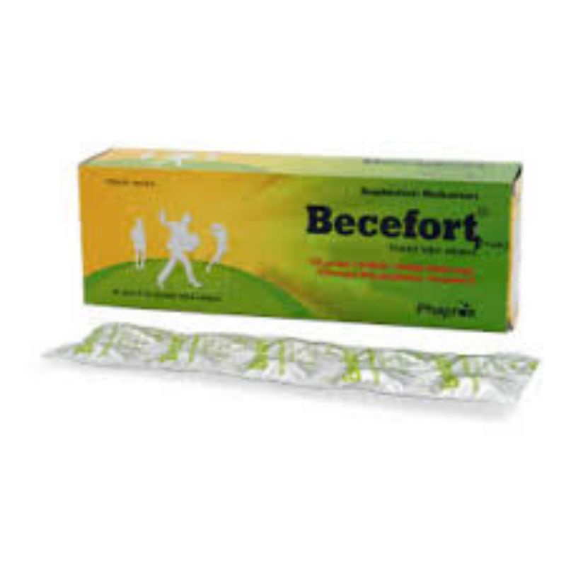 Jual Becefort Vitamin C dan B Kompleks 1 Strip 4 tablet | Shopee Indonesia
