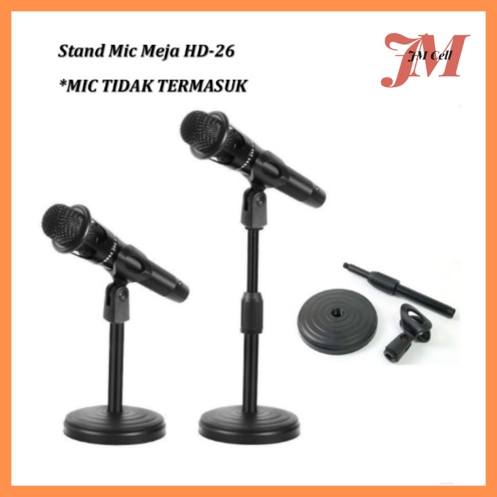 Jual STAND MIC MICROPHONE MEJA PENDEK PANJANG CONDENSER BERDIRI HOLDER ...
