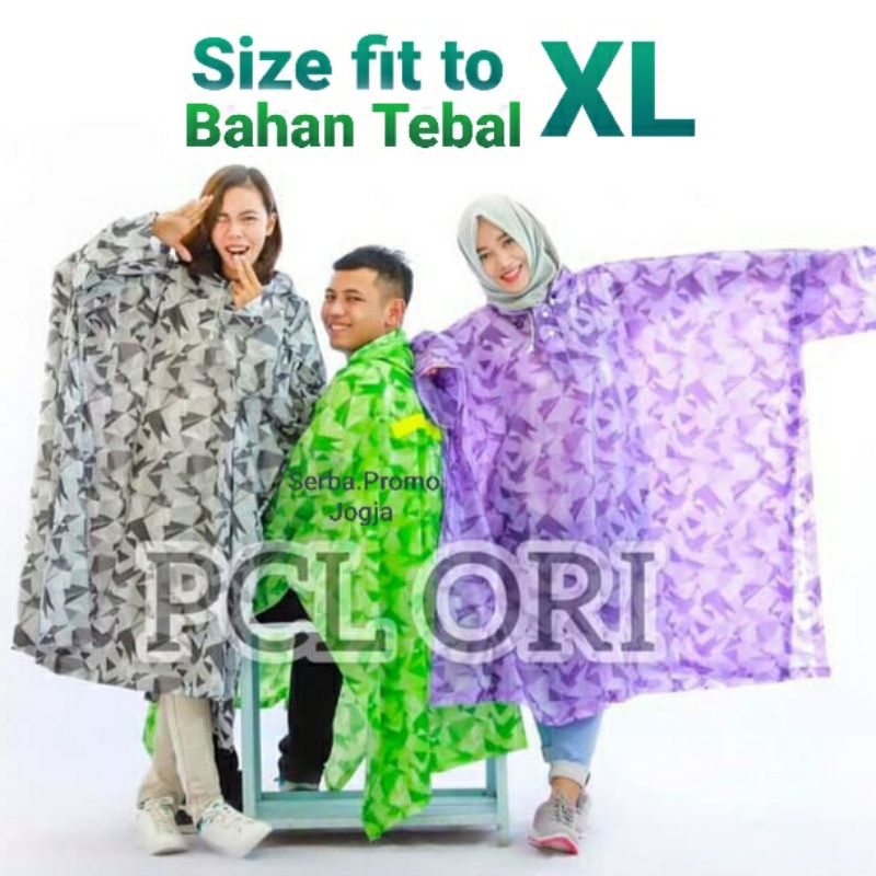 Jual Ponco XL Ori Ibex - Mantel XL besar - Jas Hujan Abstrak- Jas hujan ...