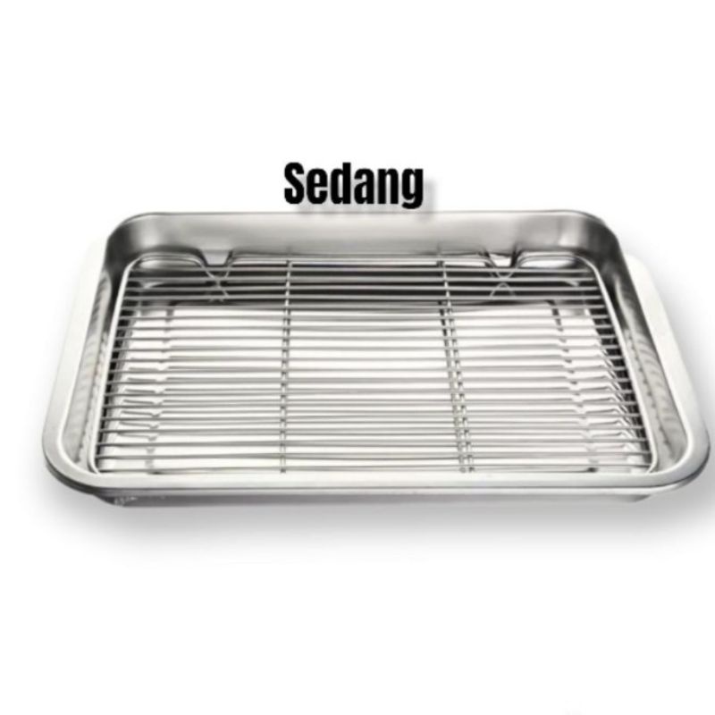 Jual Nampan Stainless dan cooling rak peniris makanan bahan foodgrade ...