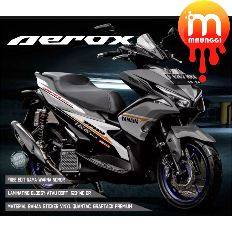 Jual Decal aerox 155 full body Sticker aerox 155 full body Striping ...