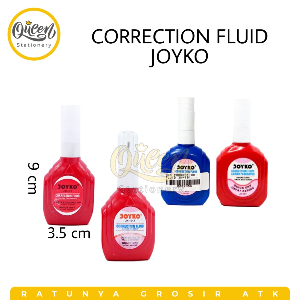 Jual 1 PCS CORRECTION FLUID JOYKO / TIPE X / TIP EX CAIR / STIPO ...